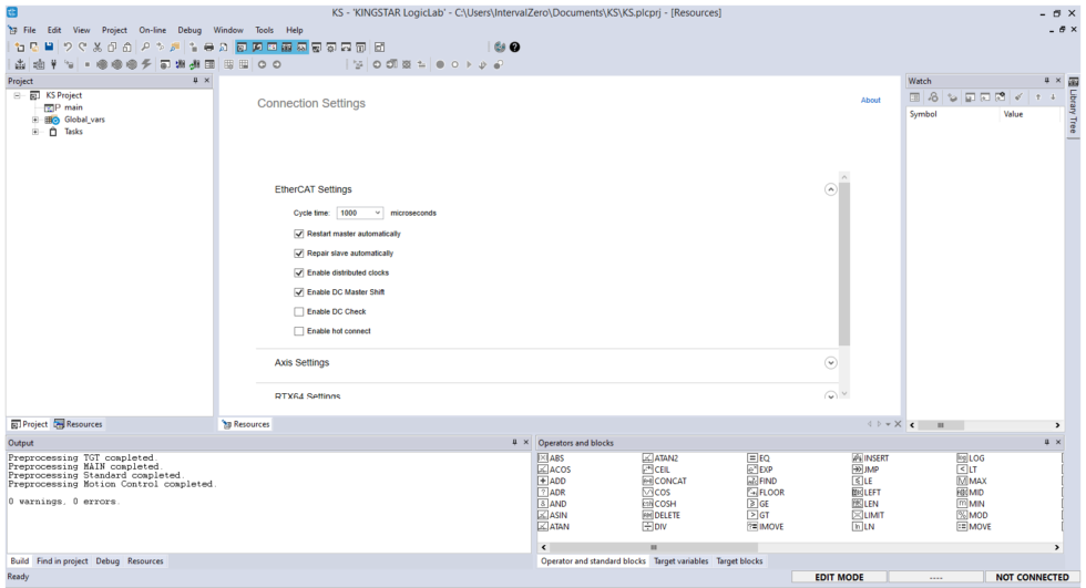 KINGSTAR PLC Software for Windows PC